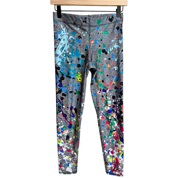 Terez | Pants & Jumpsuits | Terez Paint Splatter Print Leggings | Poshmark